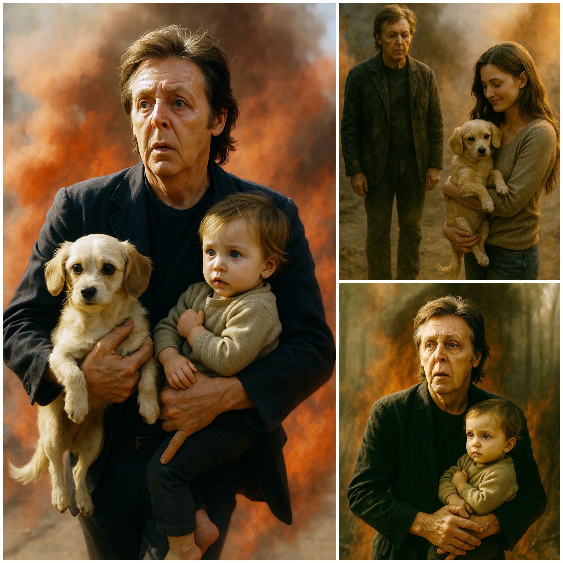 "Amid California’s Raging Wildfires, Paul McCartney Bravely Risks ...