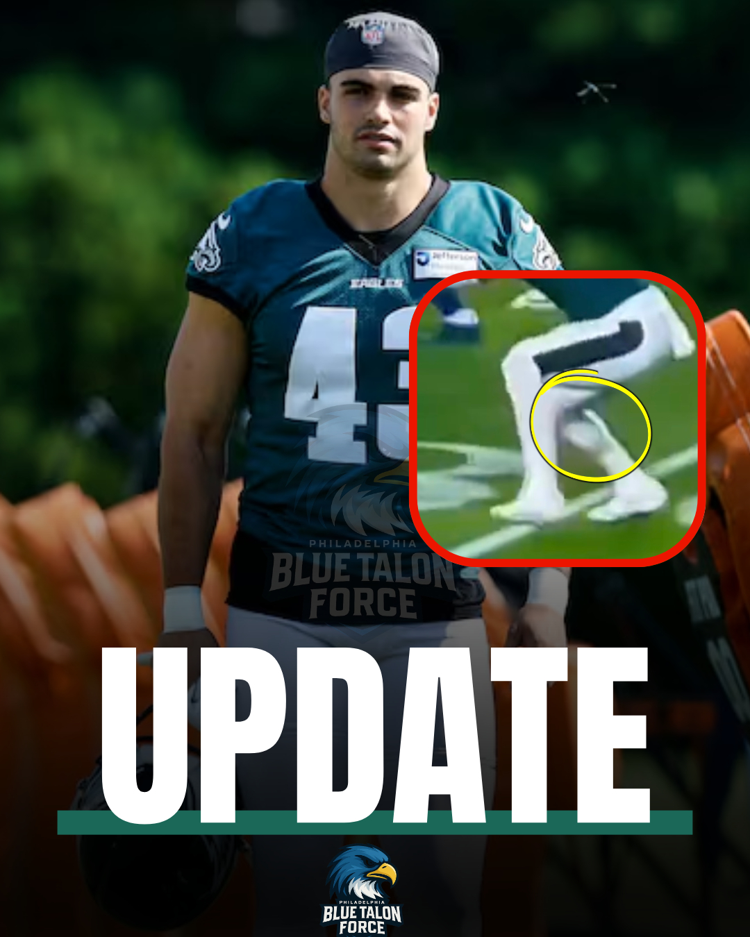 [VIDEO] Slow-motion video zooms in to show Eagles player’s leg explodes ...