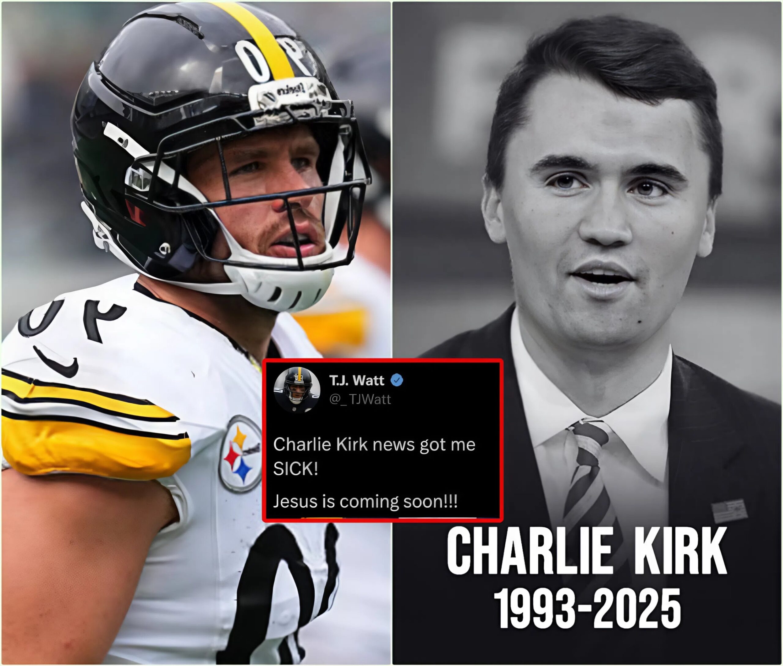 TJ Watt speaks out about Charlie Kirk after Utah Valley University ...