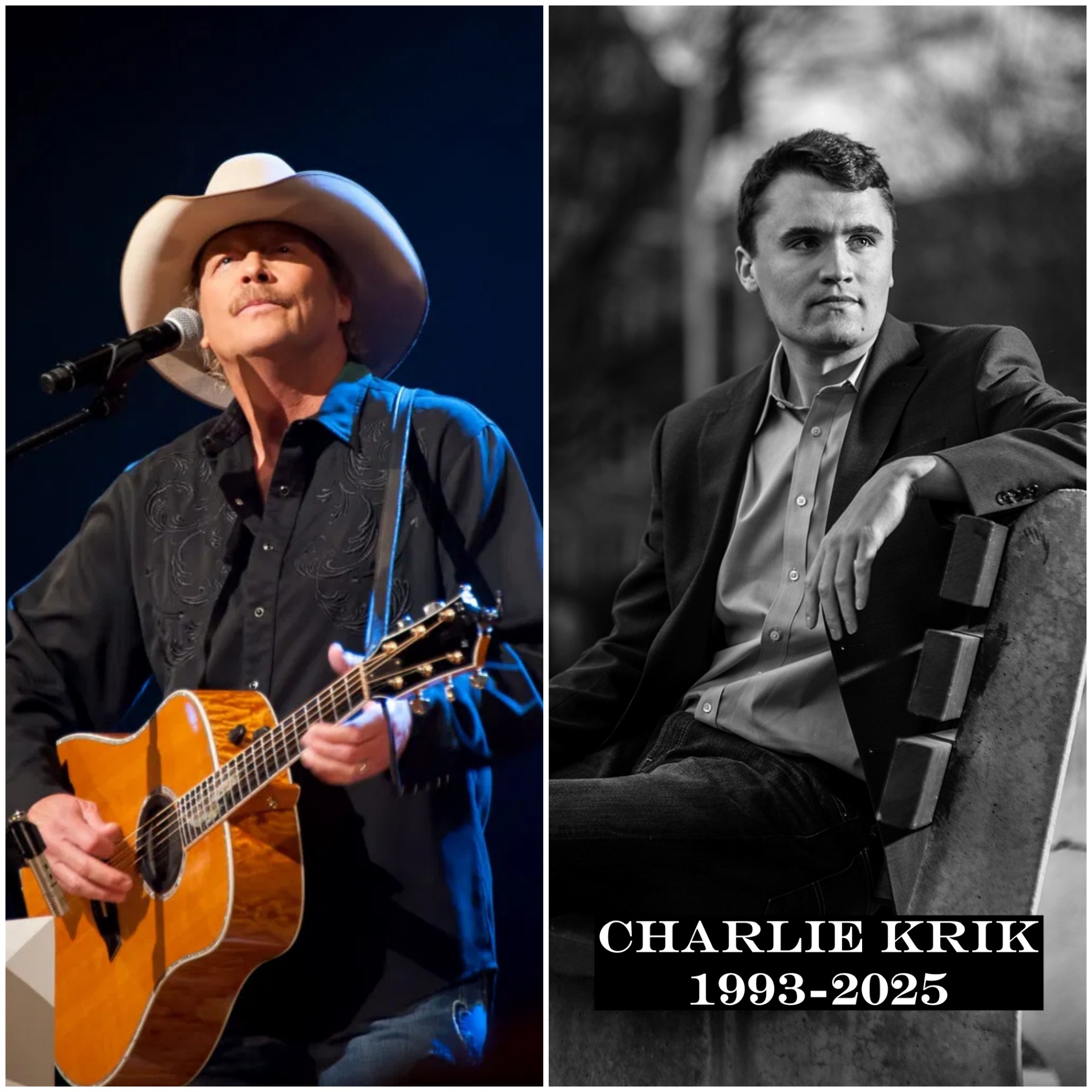 Alan Jackson on Charlie Kirk’s tragic death: ‘RIP Charlie. To think ...
