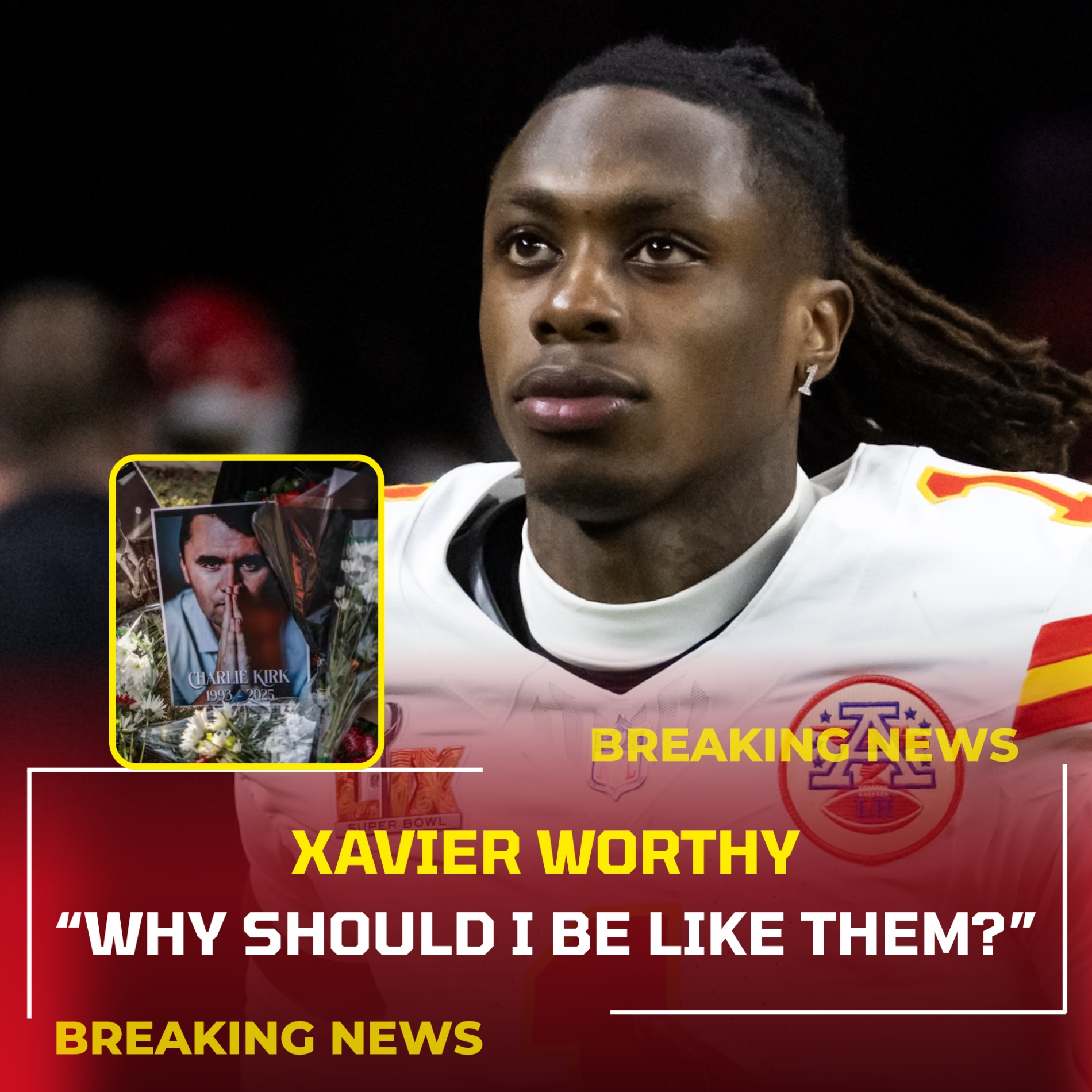 🔥 Xavier Worthy under fire for staying silent — but his 12-word reply ...