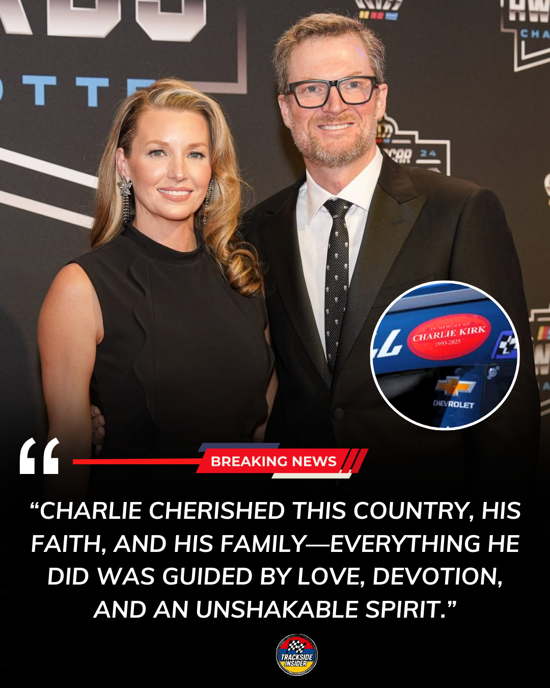Dale Jr. revealed the emotional story behind Ch@rlie K!rk’s decal on ...