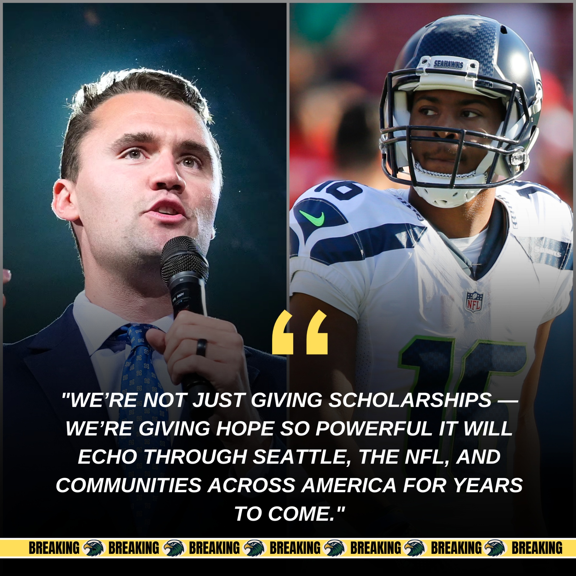 BREAKING NEWS ️: In an unprecedented move, Seattle Seahawks wide ...