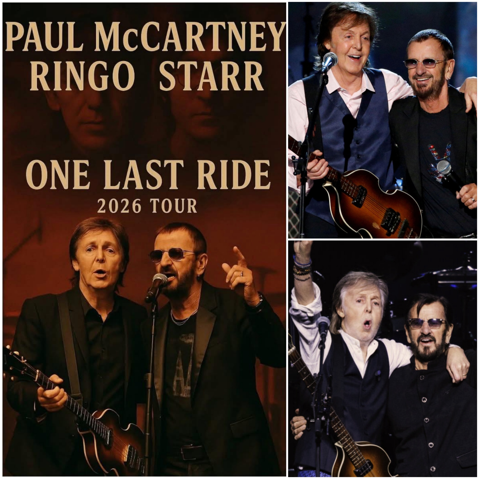 BREAKING: Paul McCartney & Ringo Starr unveil 2026 “Forever Beatles” tribute tour — a heartfelt ...