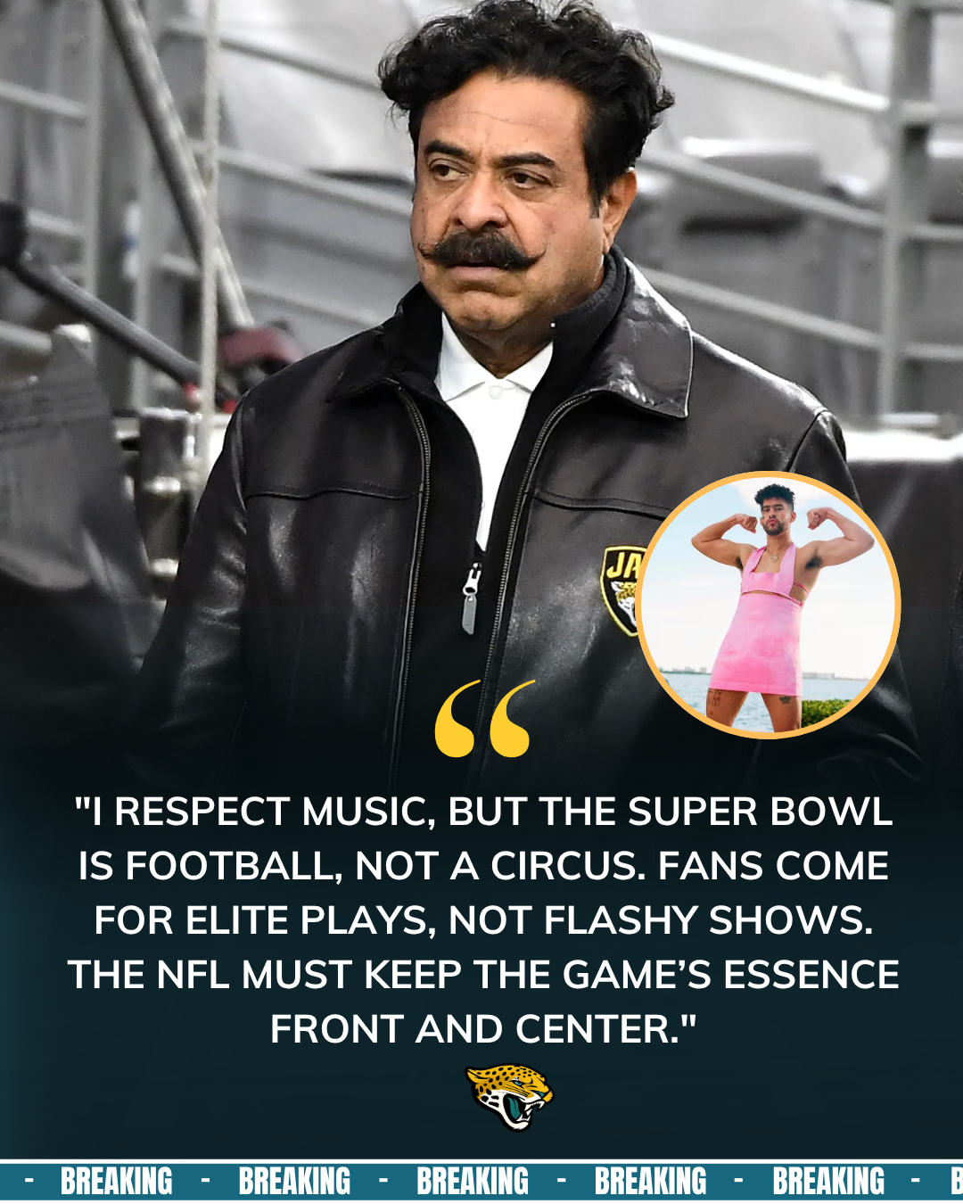 BREAKING FIRESTORM: Shahid Khan, owner of the Jacksonville Jaguars, has ...