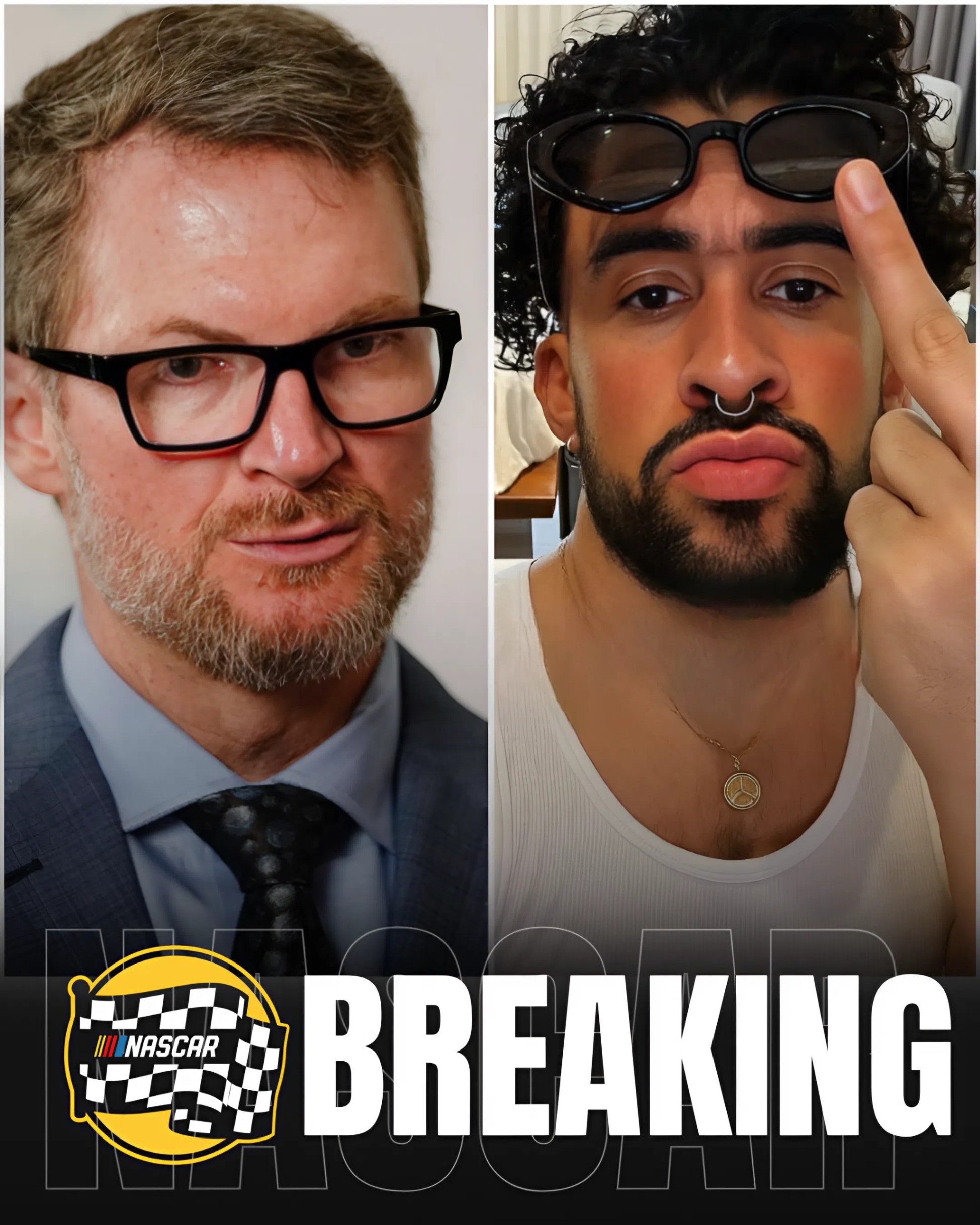 Bad Bunny’s 12 Words Ignite NASCAR Firestorm — Dale Earnhardt Jr. Fires ...