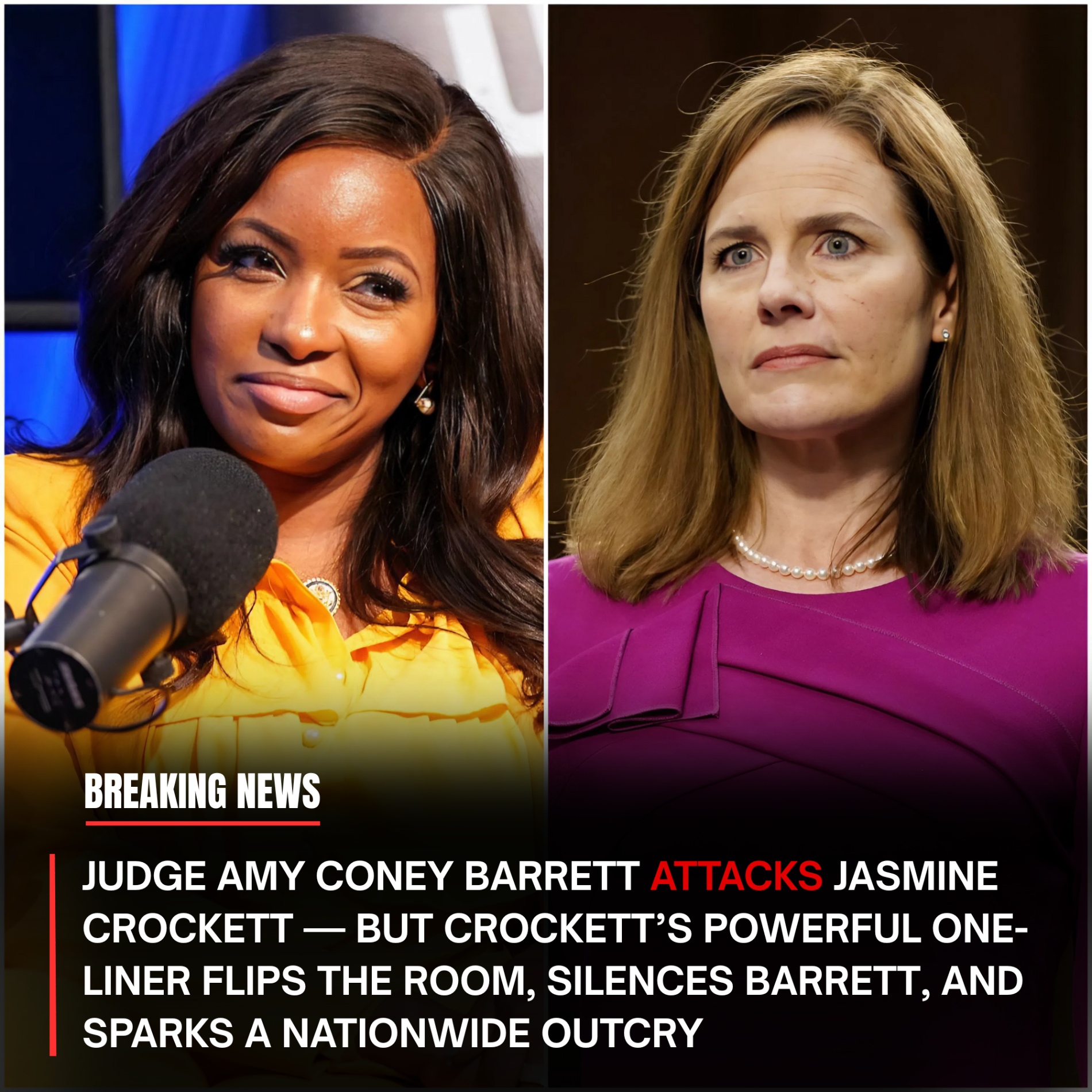 JUDGE BARRETT SLAMS JASMINE CROCKETT: “Go back to your neighborhood ...