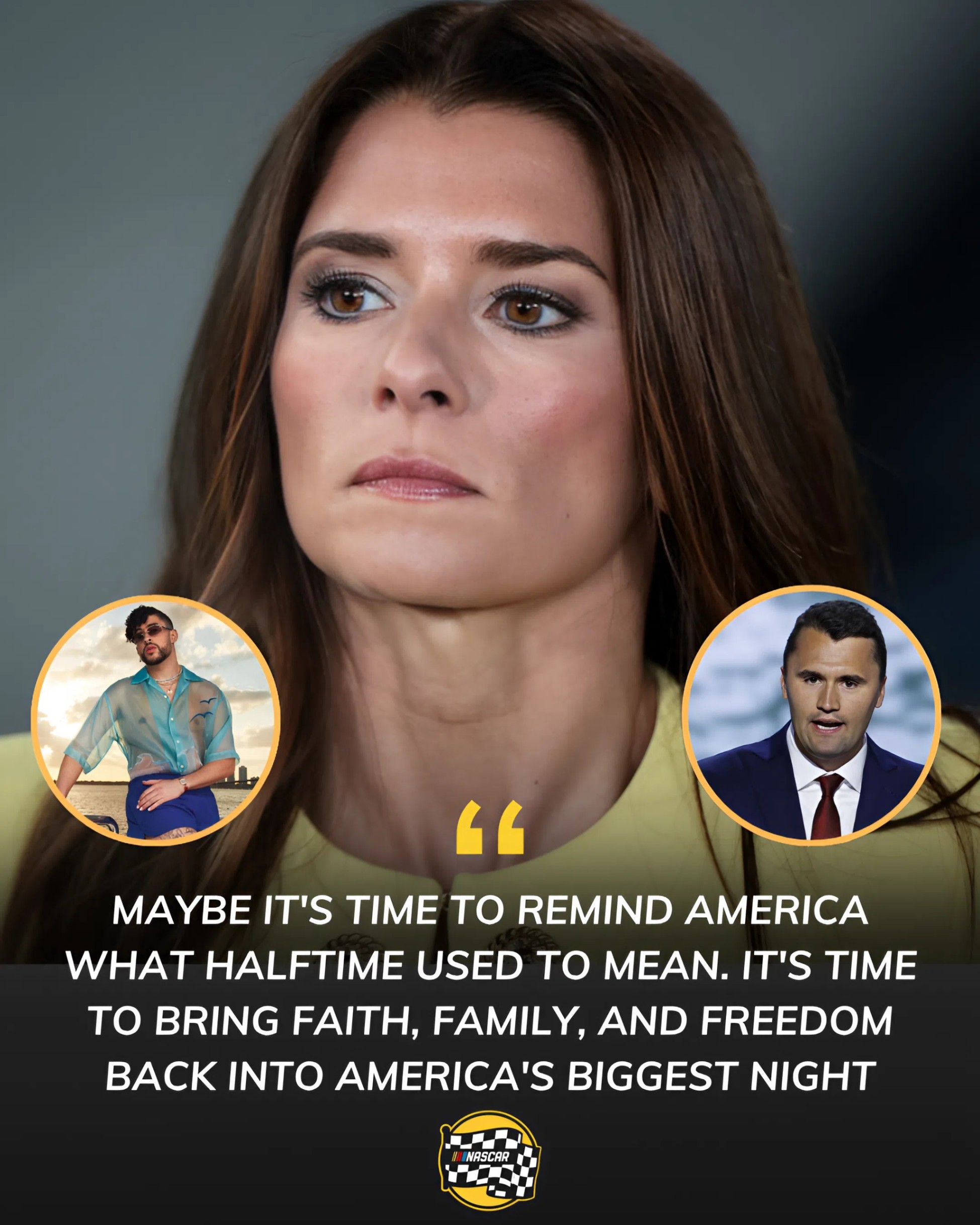 Danica Patrick shocks the nation with her bold Super Bowl stance. – USA ...