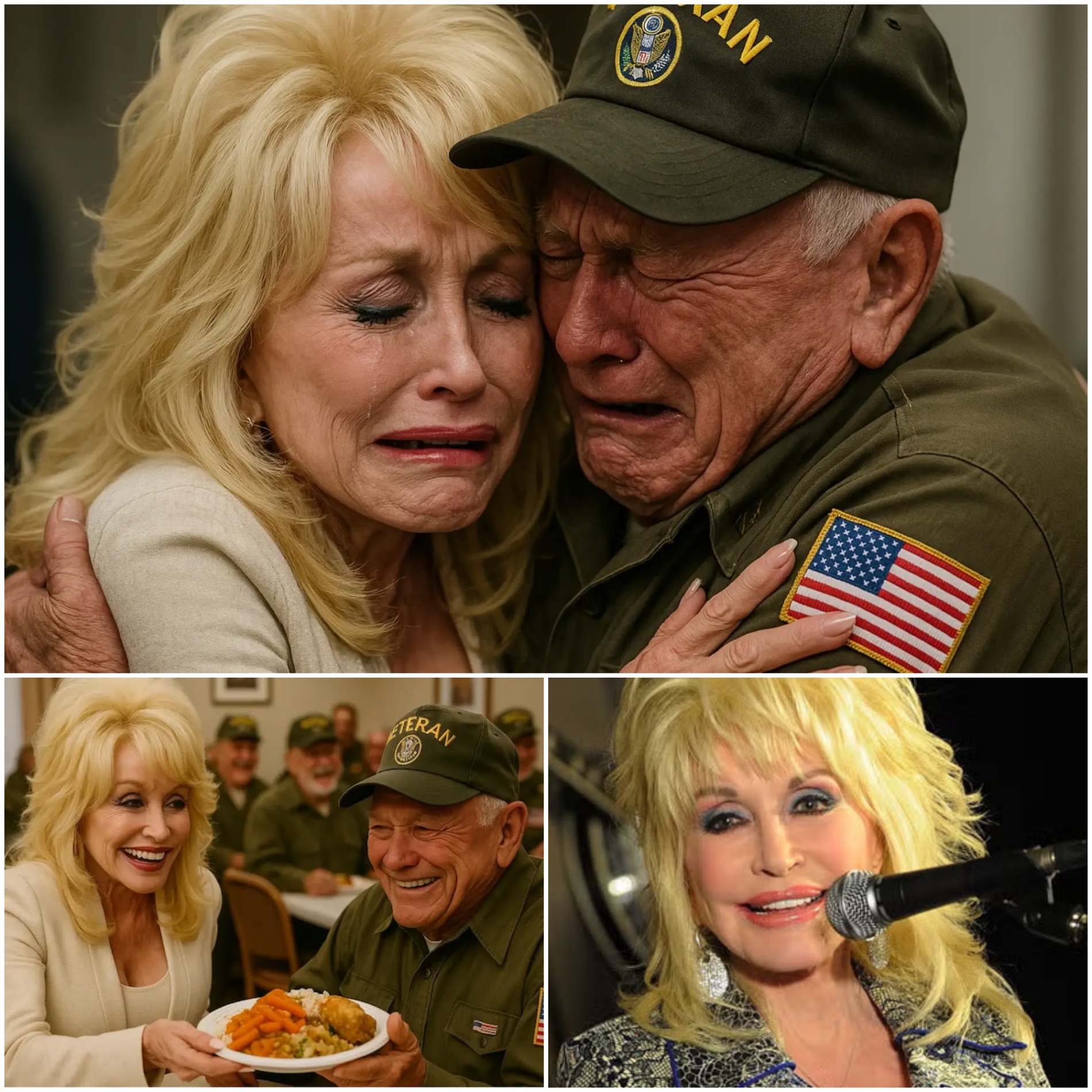 Dolly Parton Rolls Up Her Sleeves to Cook for Disabled Veterans: “They ...