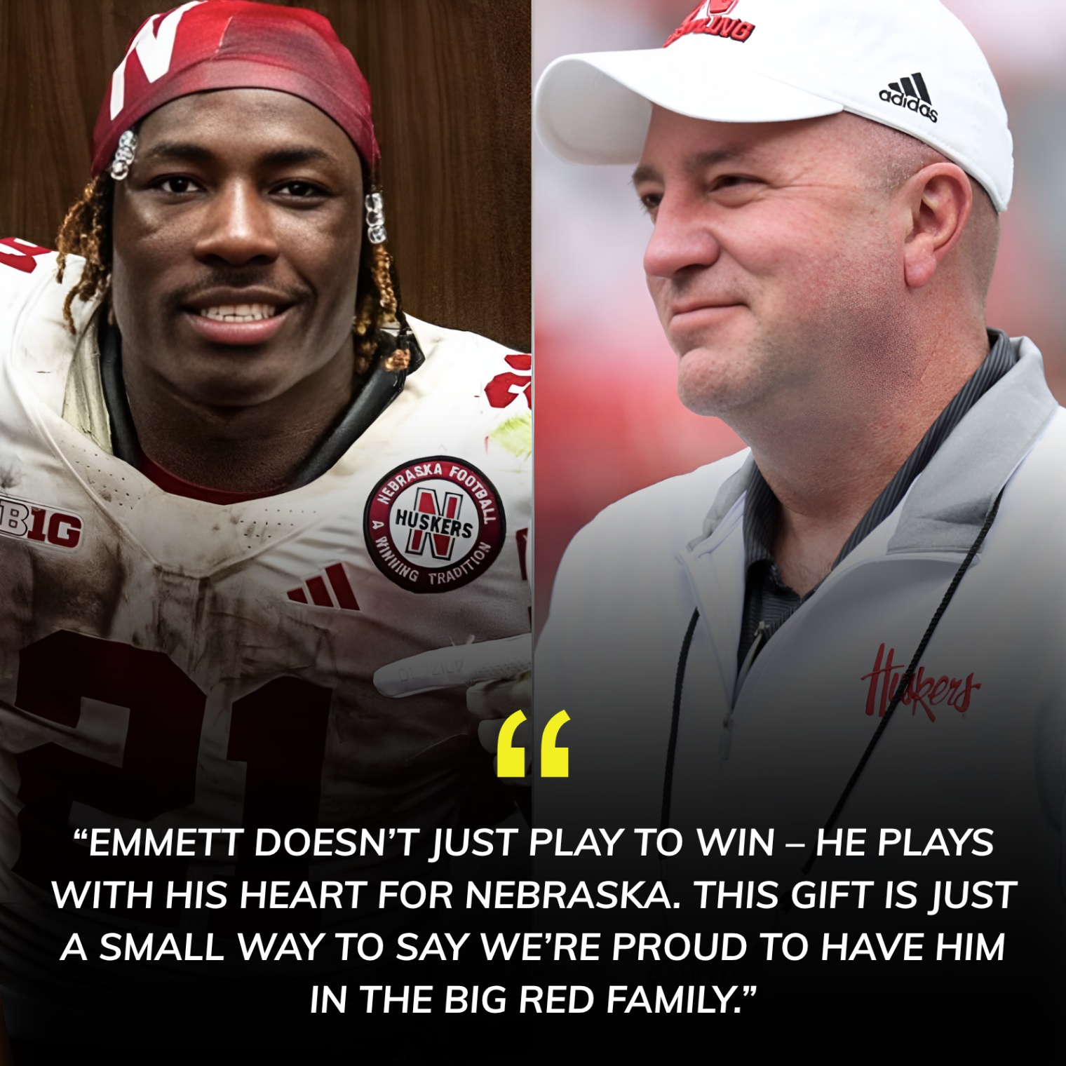 Nebraska Football’s Big Red Surprise: Emmett Johnson’s Luxury Ride ...