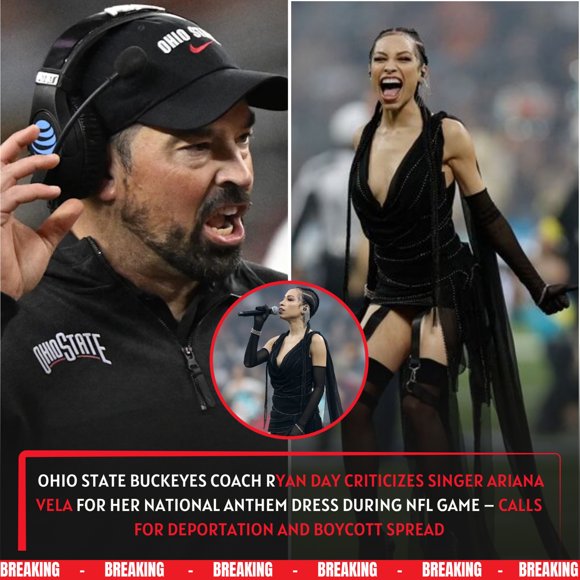 BREAKING NFL NEWS! Ohio State Buckeyes Coach Ryan Day CRITICIZES Singer ...