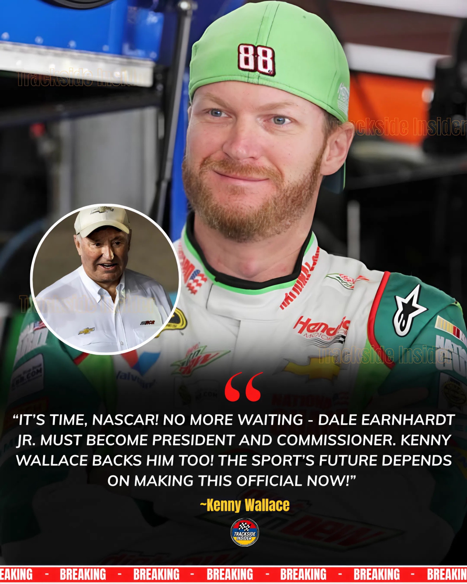 Dale Earnhardt Jr. may lead NASCAR as President and Commissioner—fans ...