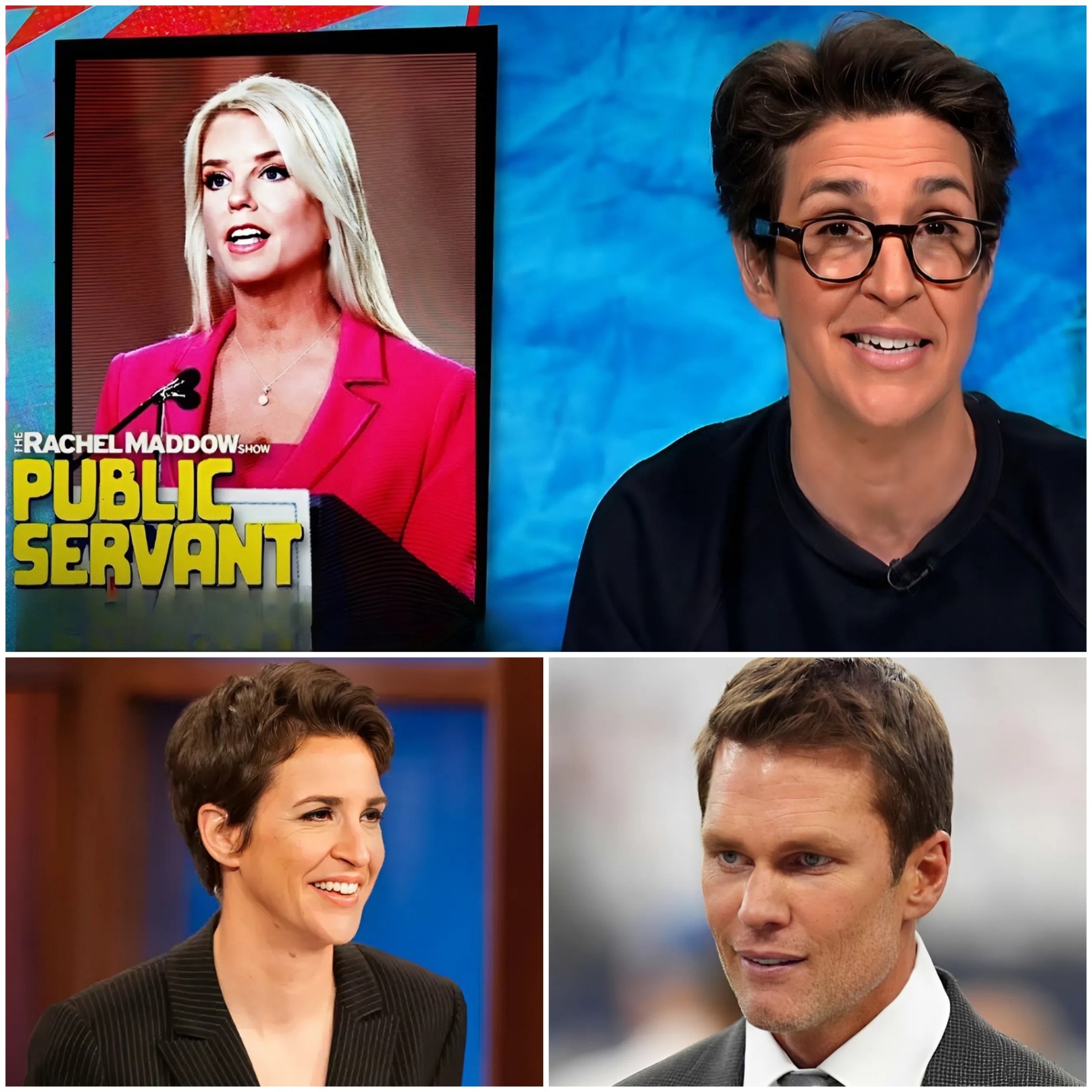 SHOCKING: MSNBC’s Rachel Maddow and NFL legend Tom Brady are teaming up ...
