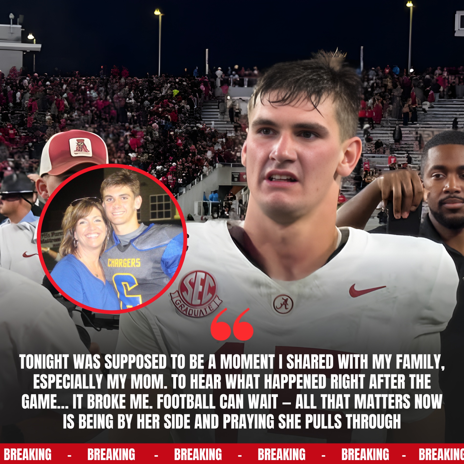 BREAKINGNEWS: Alabama quarterback TY SIMPSON learns devastating family ...