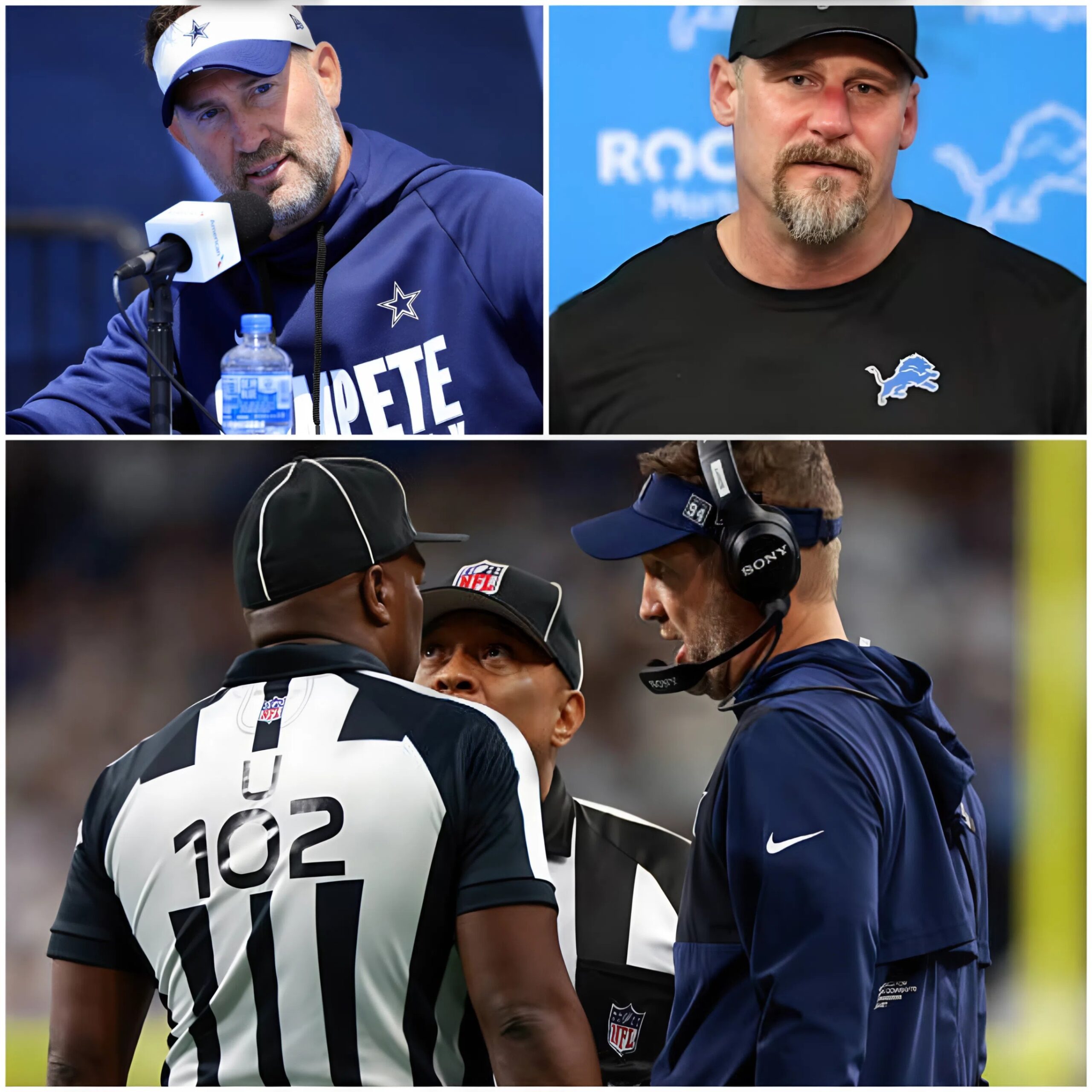 NFL Suspends Three Referees After Controversial Officiating in Cowboys ...