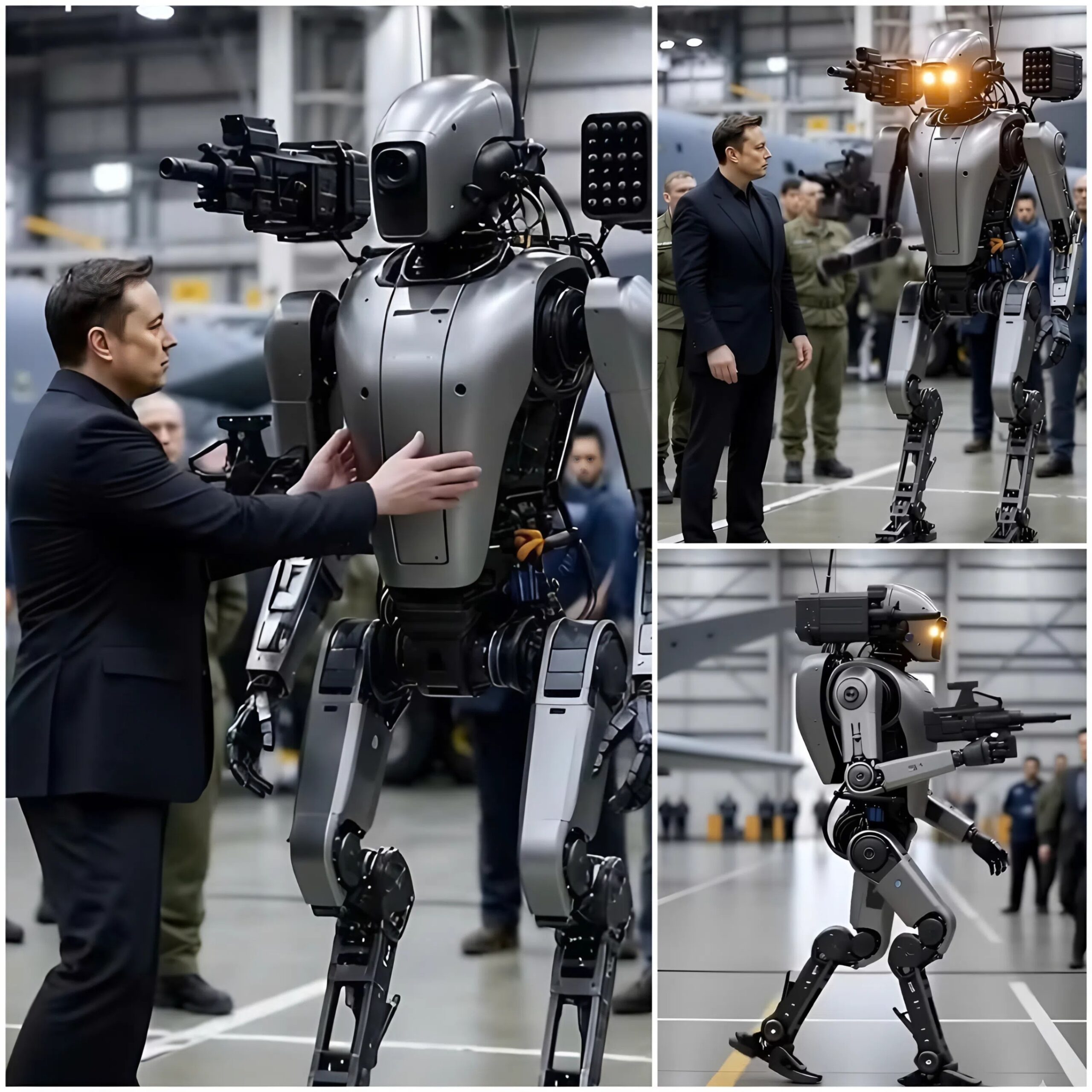 Elon Musk Unveils Humanoid Combat Robot — A Glimpse Into the Future of ...