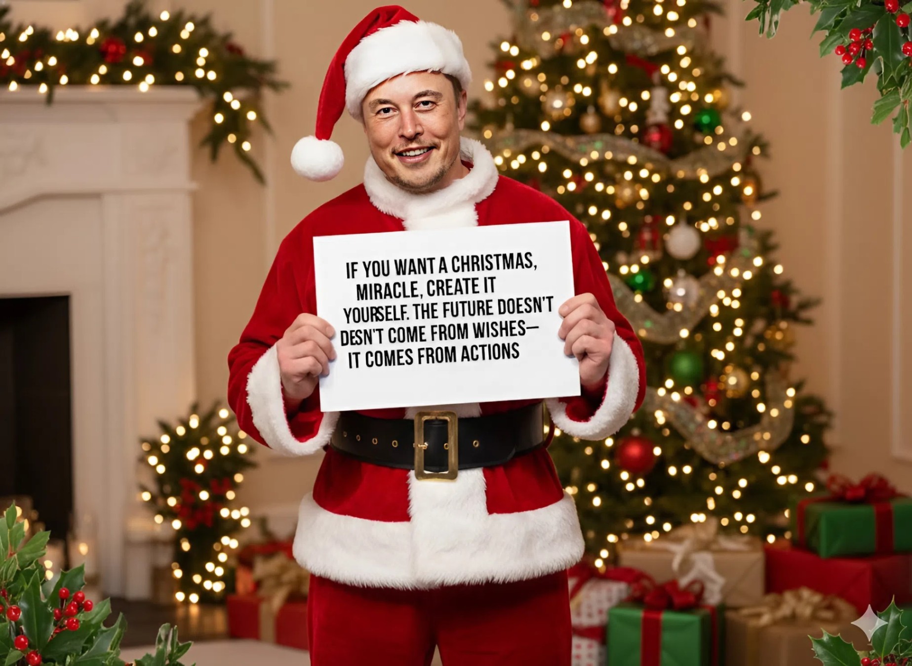 Elon Musk Breaks the Internet With a Christmas Message No One Saw ...