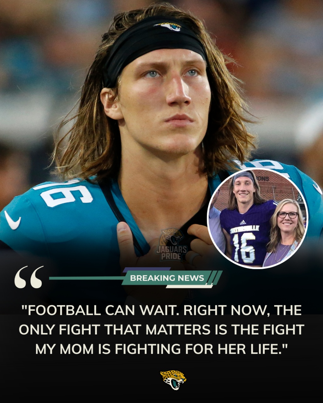 TREVOR LAWRENCE STEPS AWAY FROM FOOTBALL TO CARE FOR HIS MOTHER IN ...