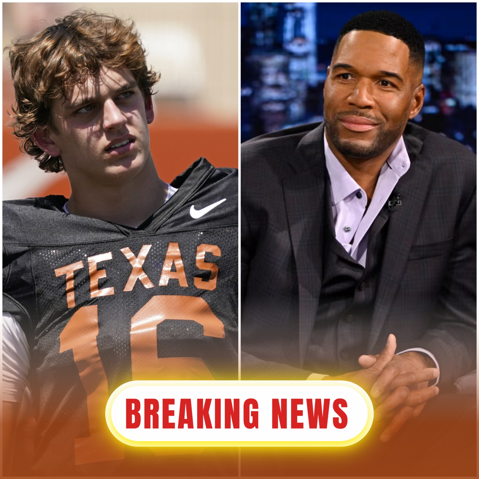 MICHAEL STRAHAN JUST SAID THE ONE THING NO ONE DARED TO SAY ABOUT ARCH MANNING OF THE TEXAS ...