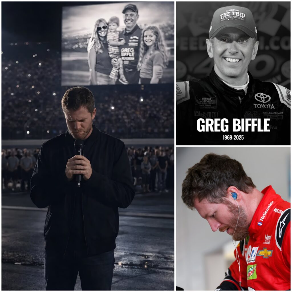A Speedway Fell Silent: Dale Earnhardt Jr.’s Tribute to Greg Biffle’s ...