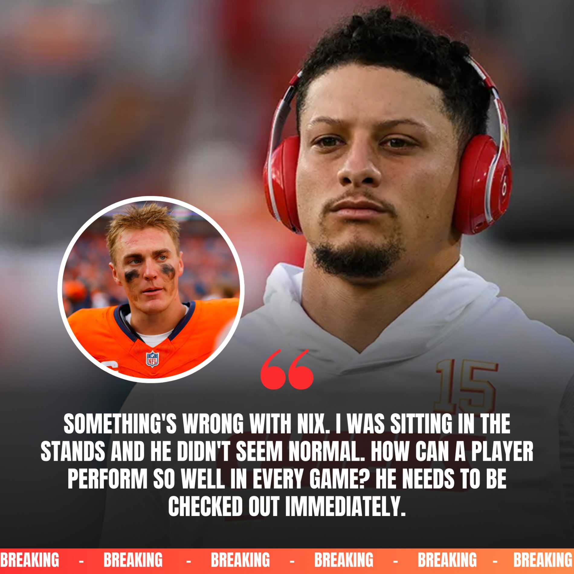 LATEST NEWS: Kansas City Chiefs star Patrick Mahomes has caused a stir ...