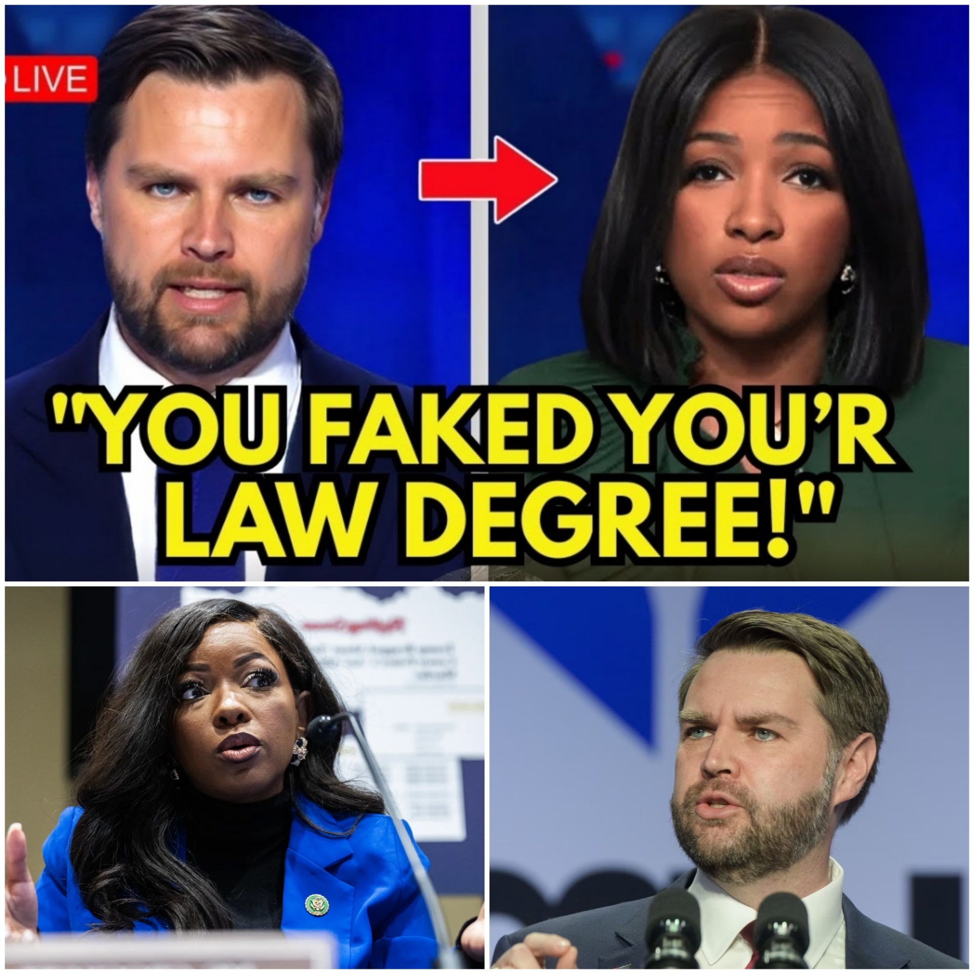 🚨 JUST IN: One Senate Insult, One Chilling Pause, and Jasmine Crockett ...