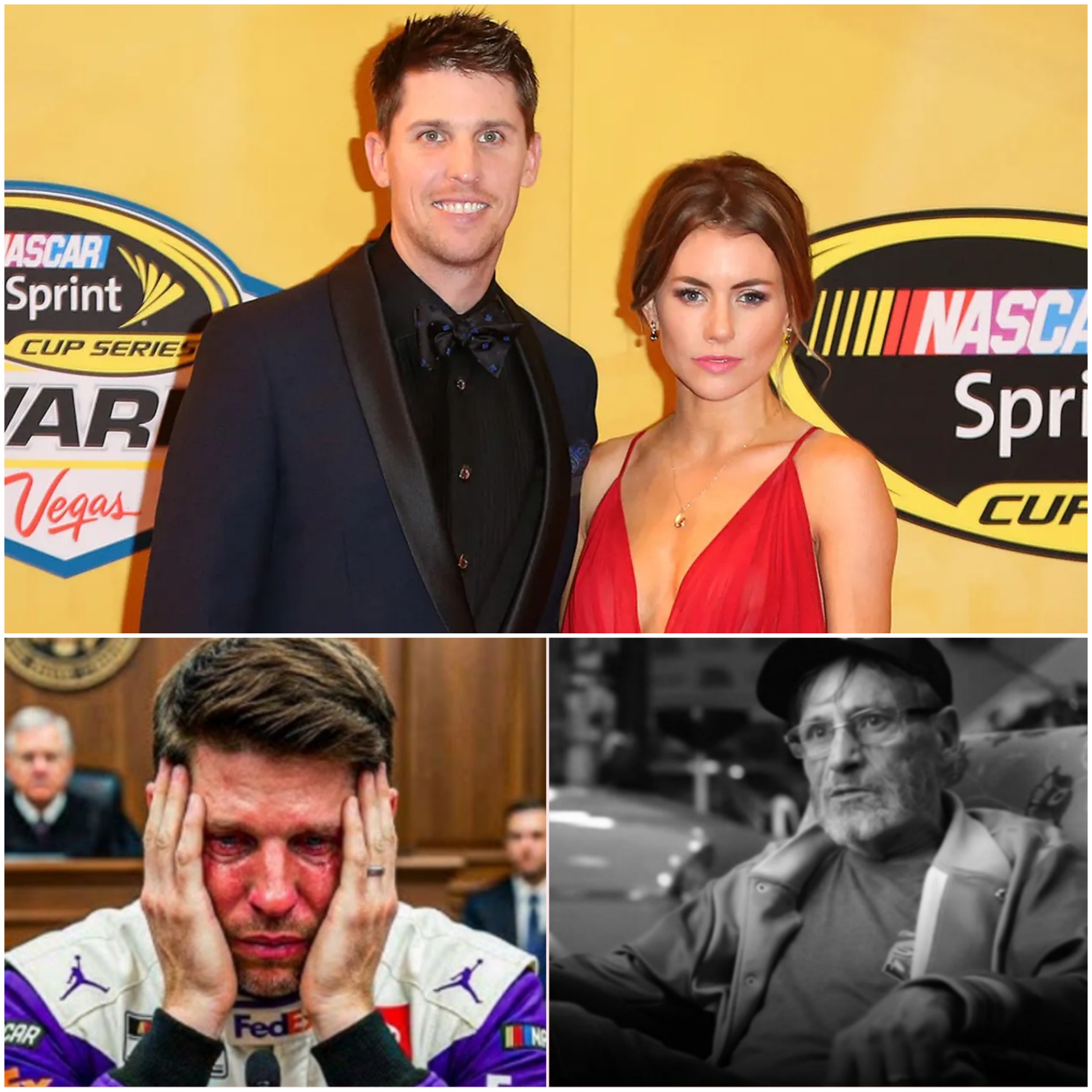 Jordan Fish shares emotional message as Denny Hamlin steps back from ...