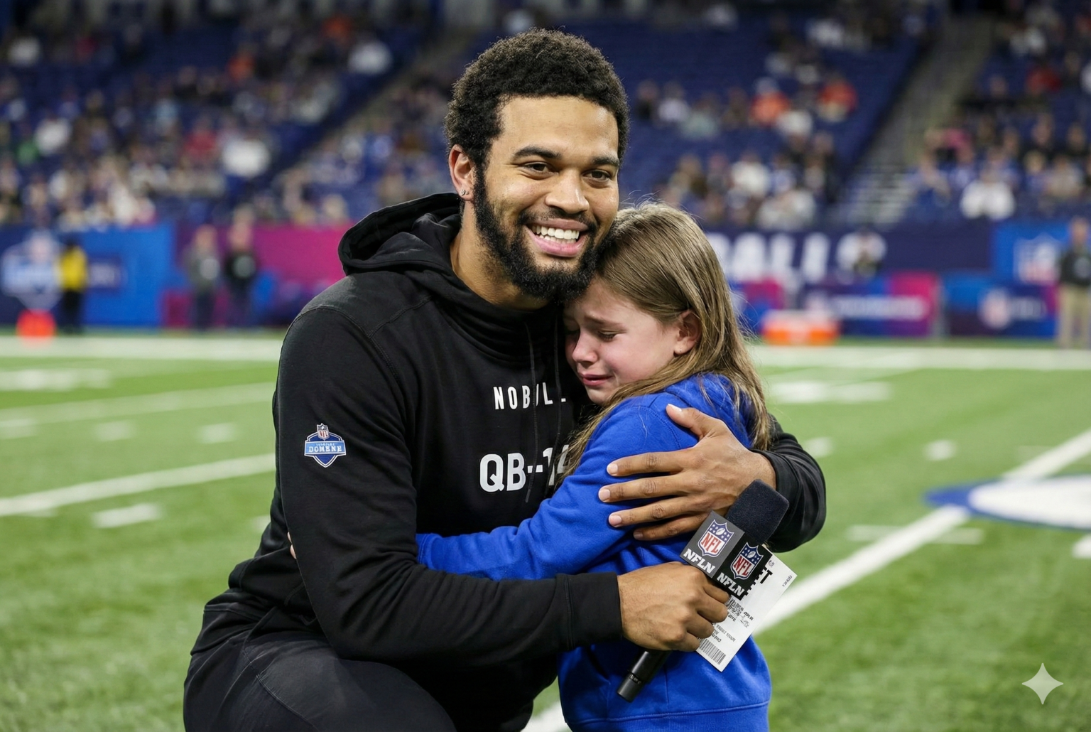 🏈 Caleb Williams Turns a Young Fan’s Tears into Triumph — A Gesture ...
