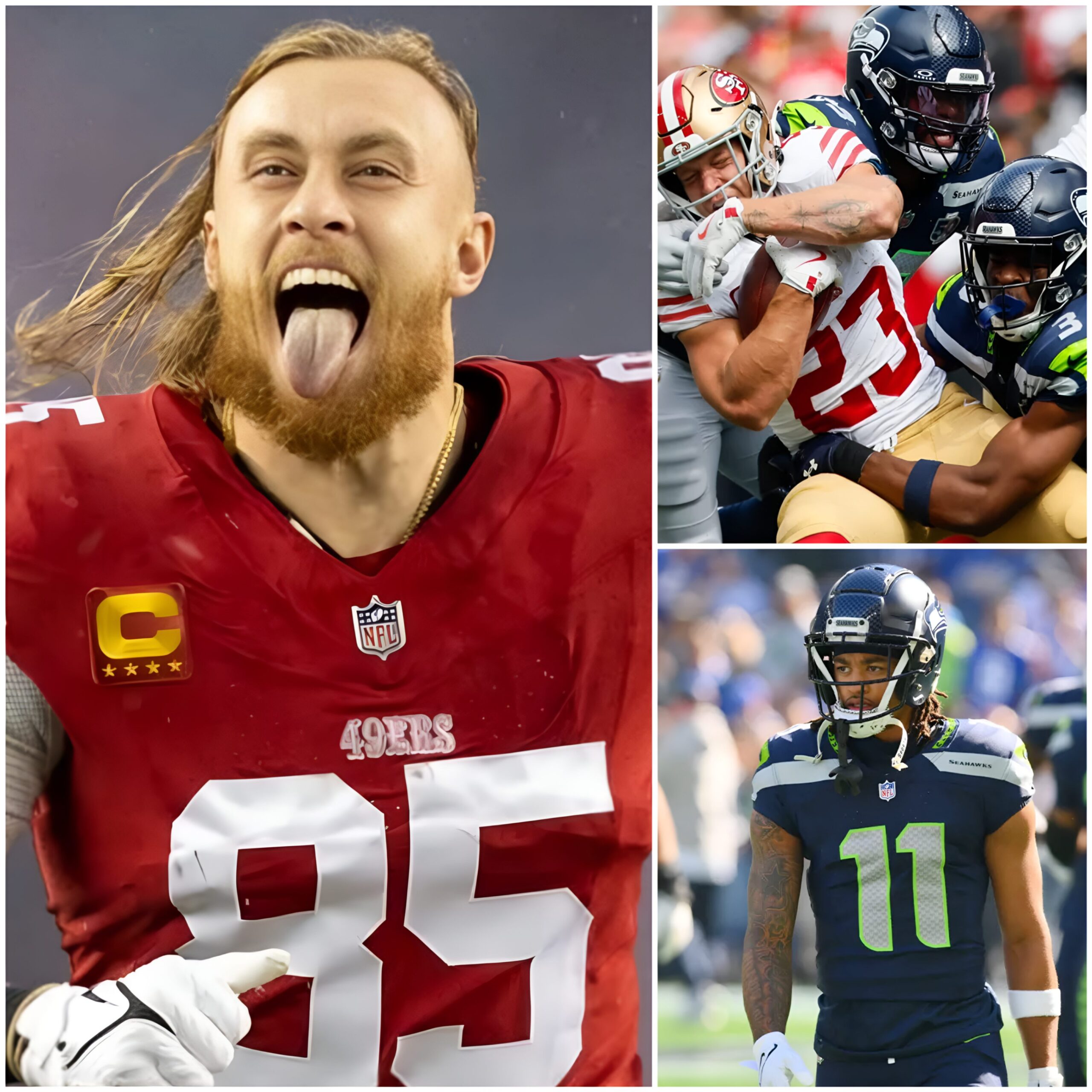 49ers’ George Kittle Doesn’t Hold Back on Seahawks’ Defense – USA ...
