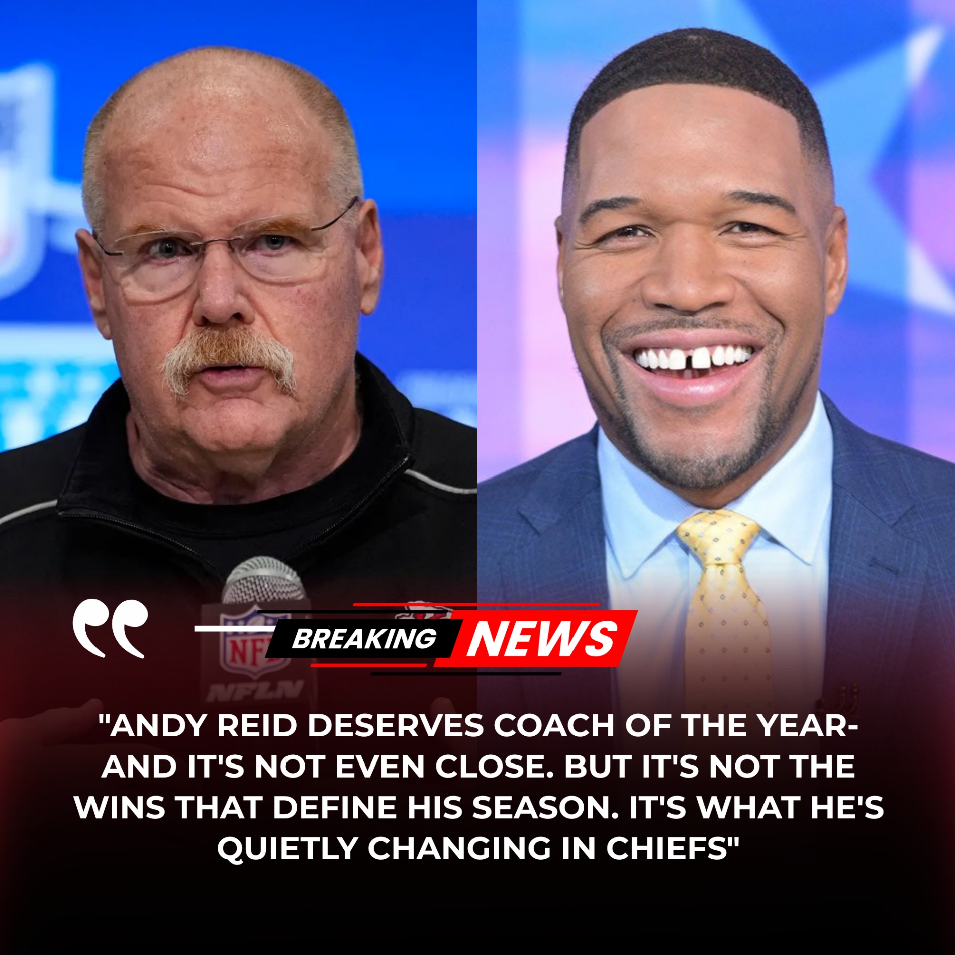 Michael Strahan SHOCKS NFL World: “Andy Reid Deserves Coach of the Year ...