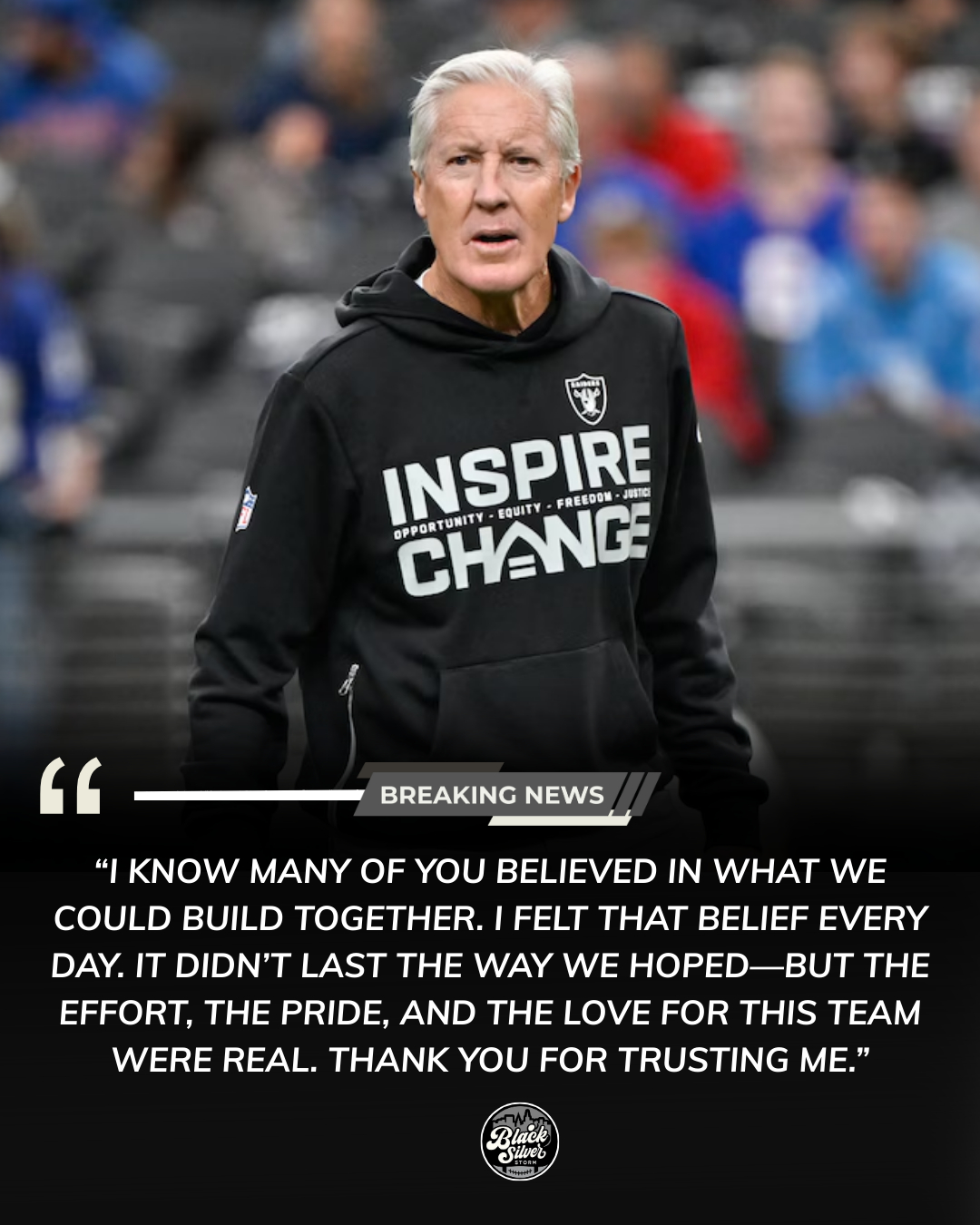 BREAKING from Adam Schefter — Pete Carroll Is One and Done with the Las ...