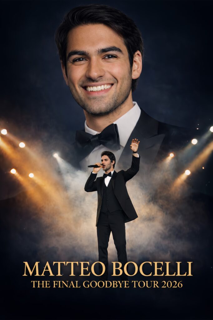 “I’M NOT DONE YET” — MATTEO BOCELLI ANNOUNCES A SURPRISE TOUR THAT ...