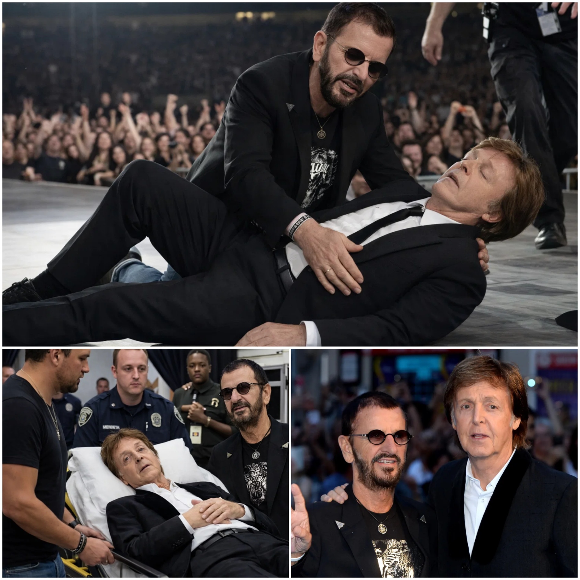URGENT: Paul McCartney Collapses Mid-Performance — Ringo Starr Rushed ...