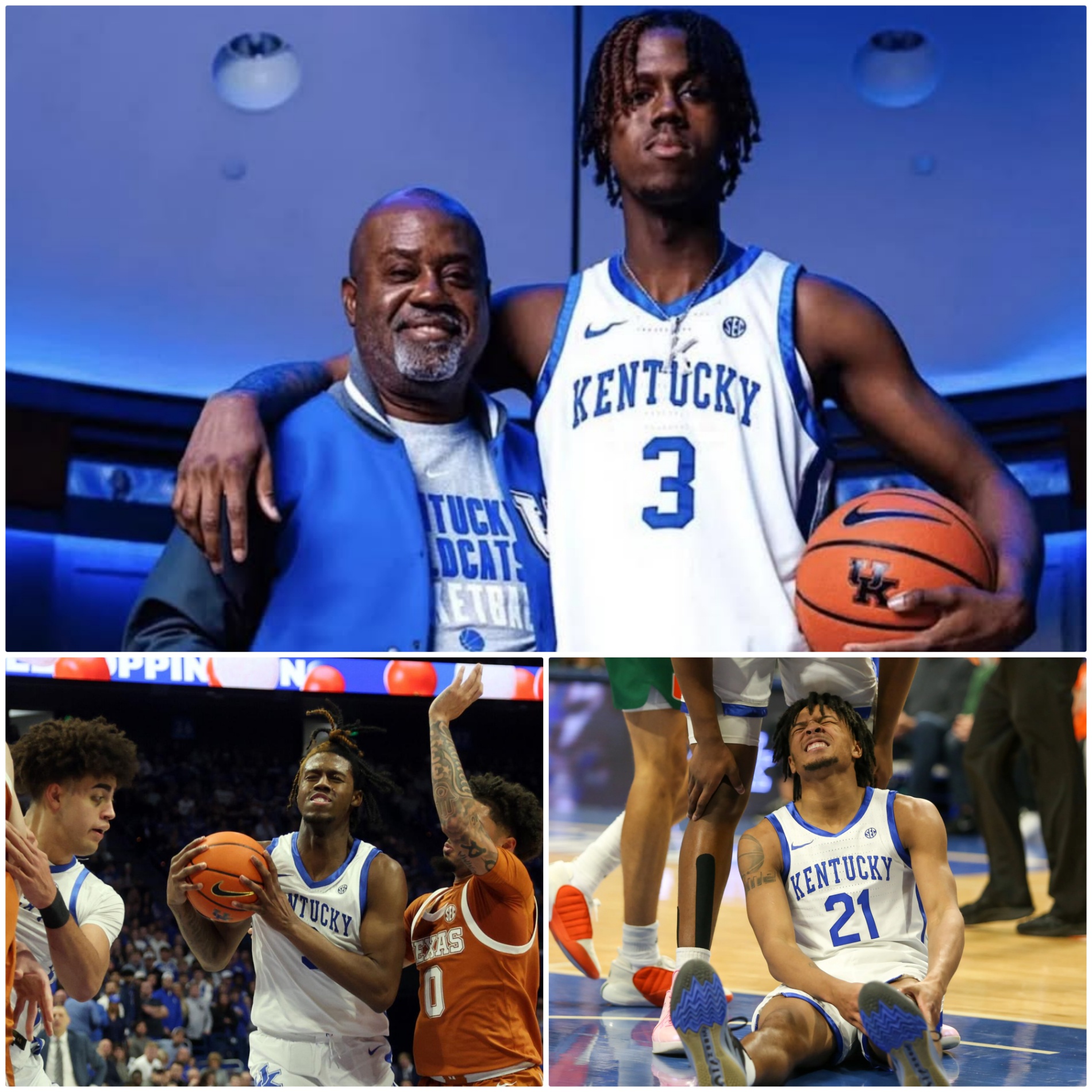 BAD NEWS: The father of Kentucky player Kam Williams has just announced ...