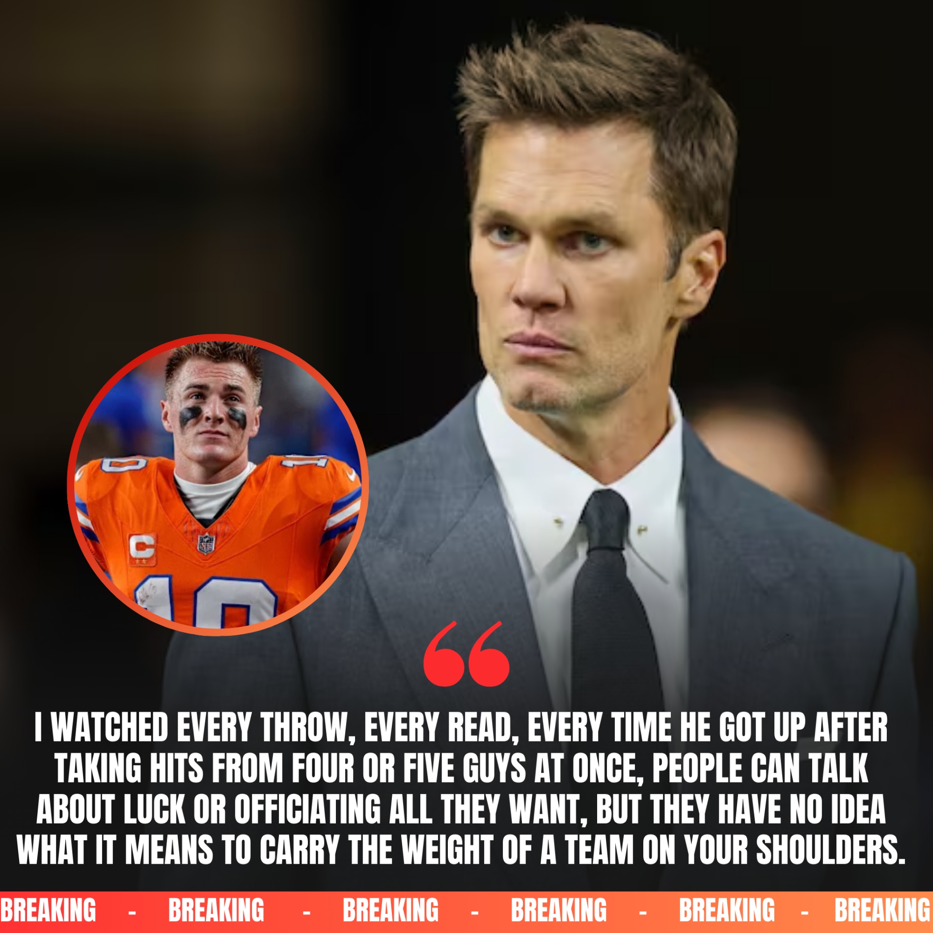 BREAKINGNEWS Tom Brady’s unexpected defense of Bo Nix shocks the NFL ...