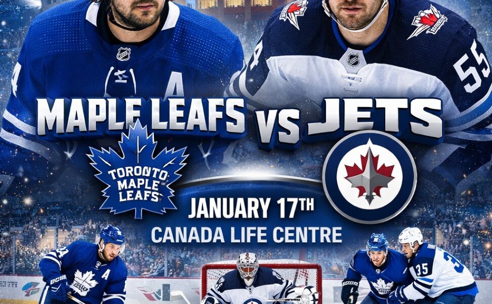 MAPLE LEAFS VS WINNIPEG JETS — GAME TIME CHANGE ANNOUNCEMENT - USA ...